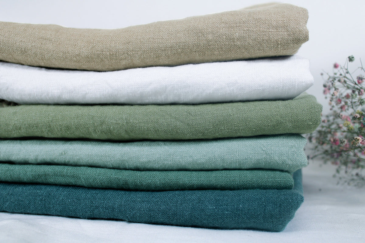 Heavy weight linen fabric – ZELE NAVA