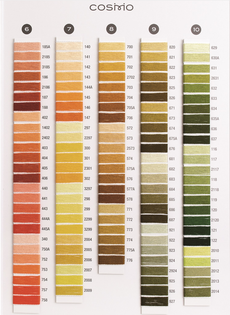 COSMO Embroidery Floss / CUSTOM Cosmo Thread Set – ZELE NAVA