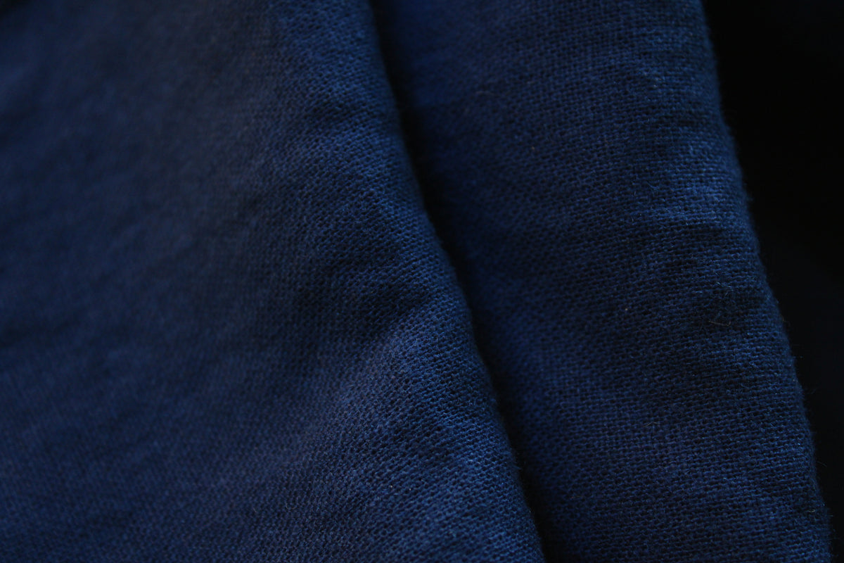 100% Washed Linen Fabric by the Yard / Bellwether Blue Linen Fabric ...