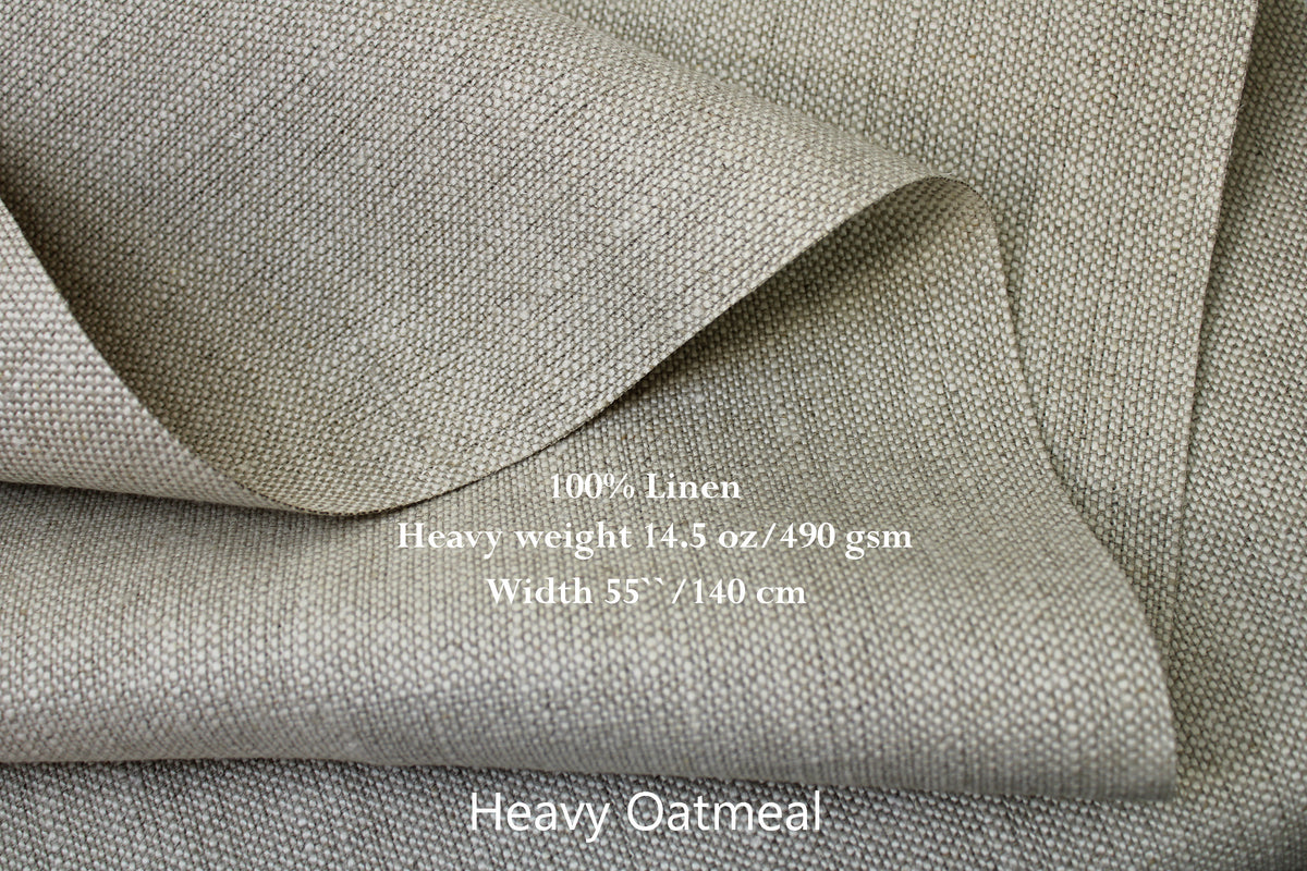 Upholstery Linen Fabric / Heavyweight Linen Fabric by the yard – ZELE NAVA